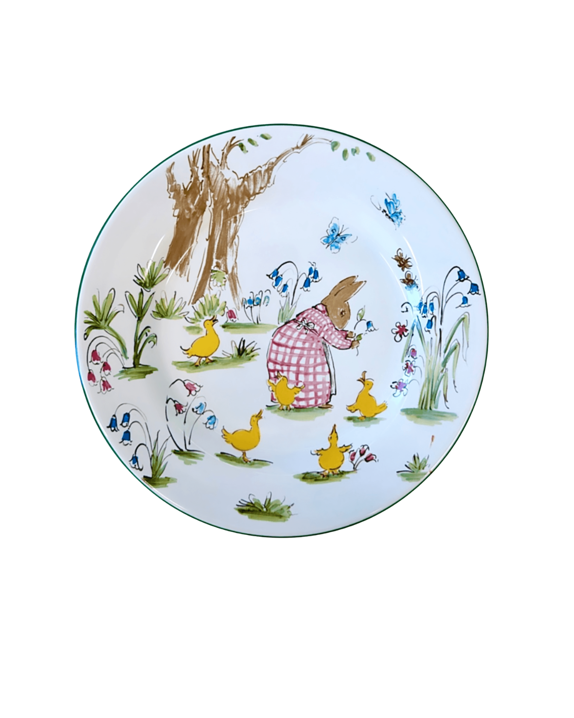 Prato raso Peter Rabbit patinho Páscoa 2024 - rosa